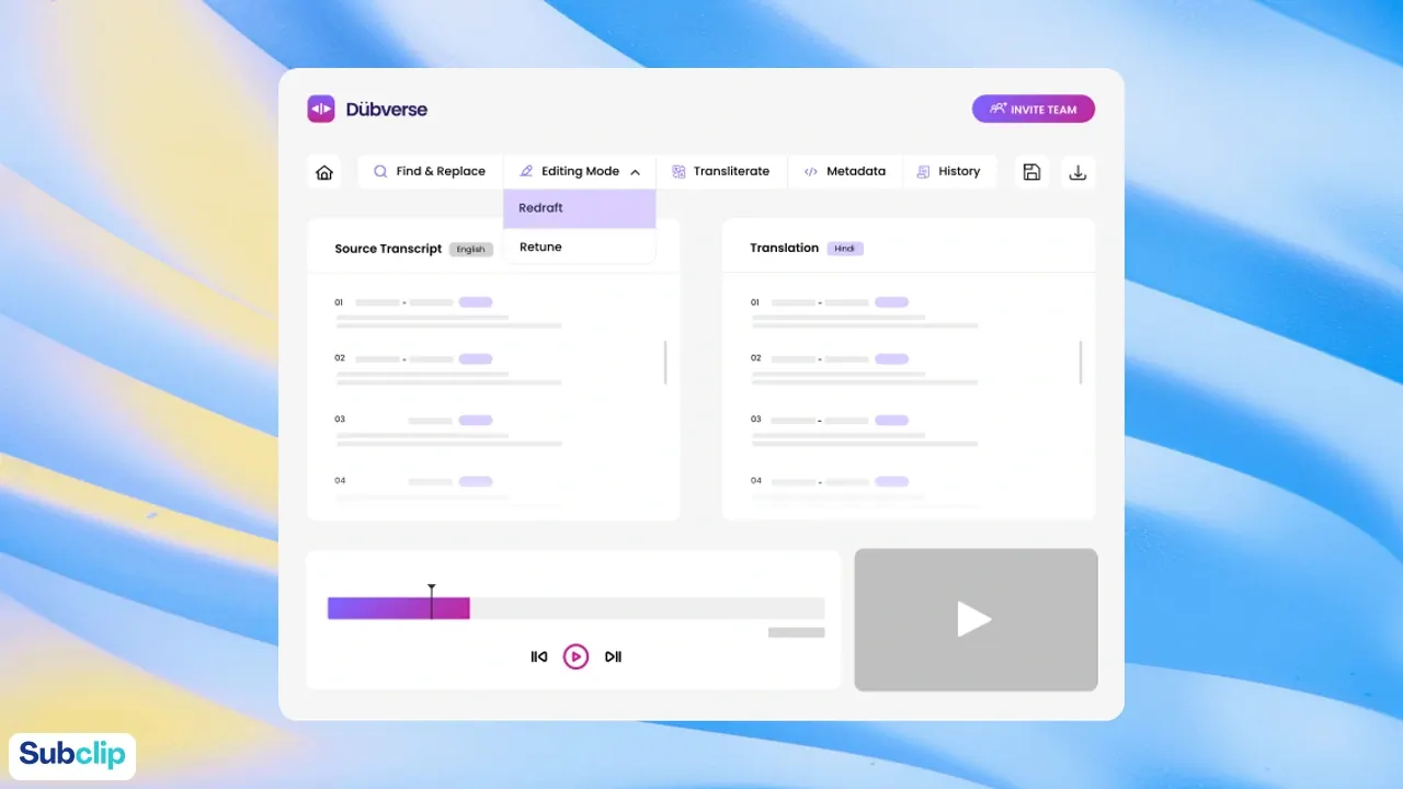 Best AI Video Dubbing Tools English to Hindi in 2026 (Top 10) - Subclip